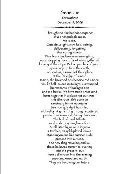 Custom Poem Print // Classic Book Page Art – Papermints