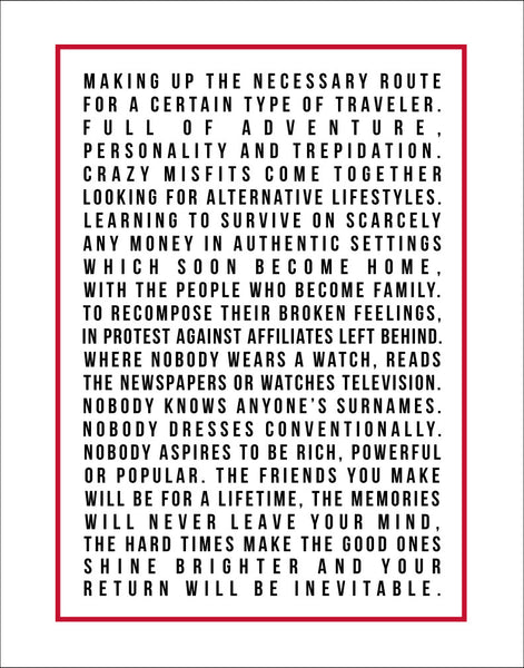 Custom Quote Poster // Bold Text with Border – Papermints
